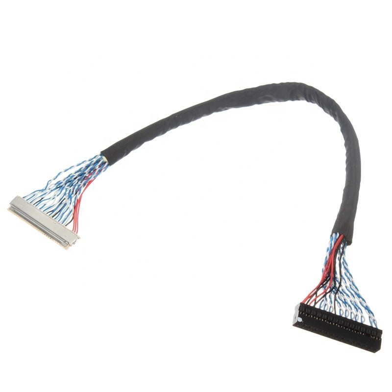 Bronze Tin Plated Terminal LVDS 30 Pin Cable for Custom Electrical Needs in EU Market